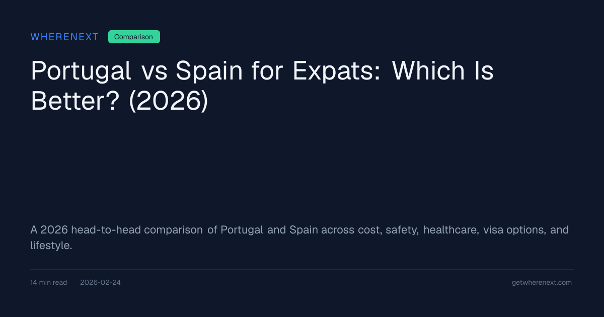 Portugal vs Spain for Expats: Which Is Better? (2026) | WhereNext